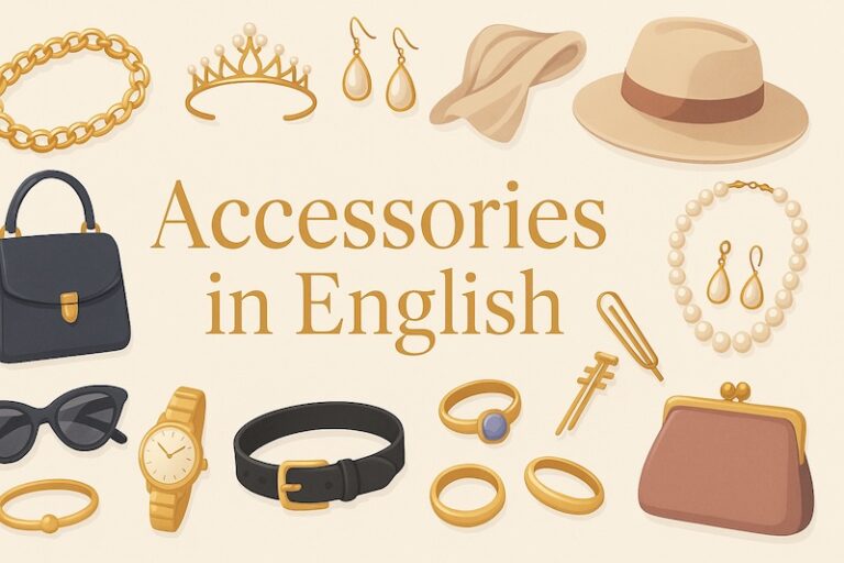 アクセサリーの英語｜ジュエリー・小物・表現フレーズまで一覧で解説 | 英単語アプリTANZAM